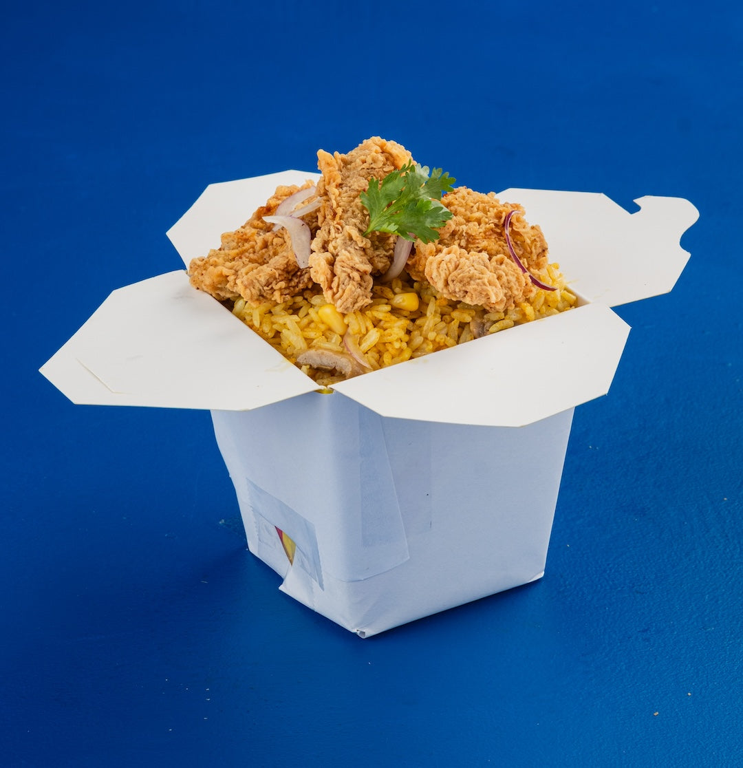 Ke-box Chicken Shish Fried Rice - Public Eatery