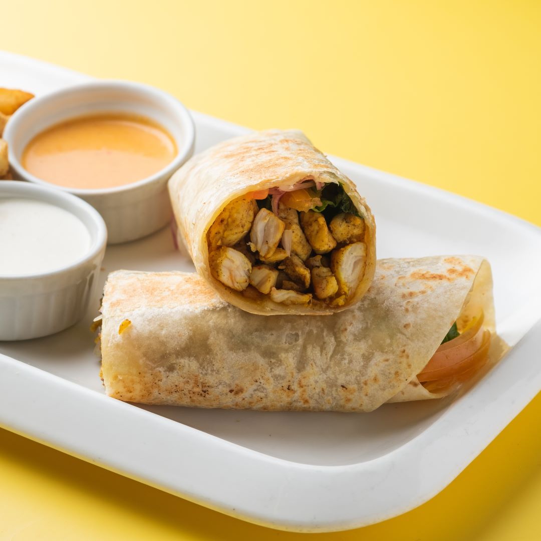 Chicken Vegs Wrap - Public Eatery